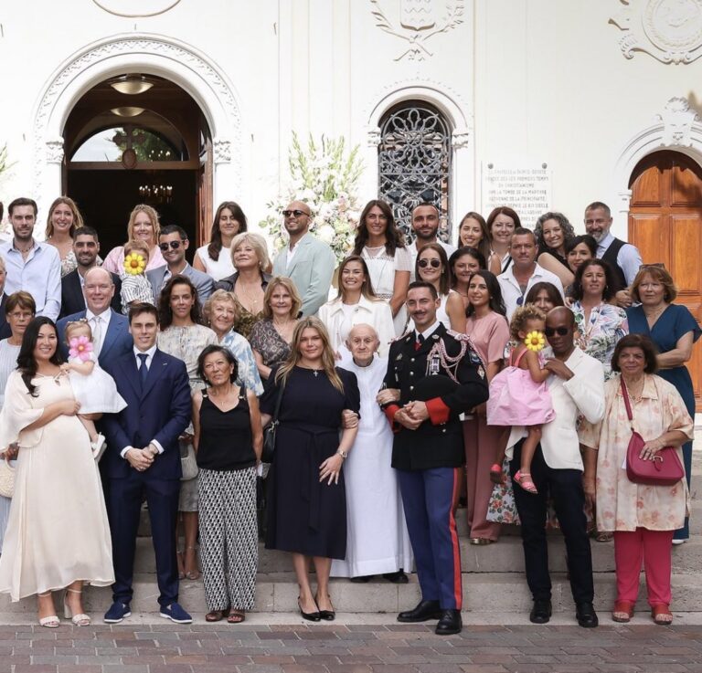 christening photos of Victoire ( daughter of Louis and Marie ducruet ...