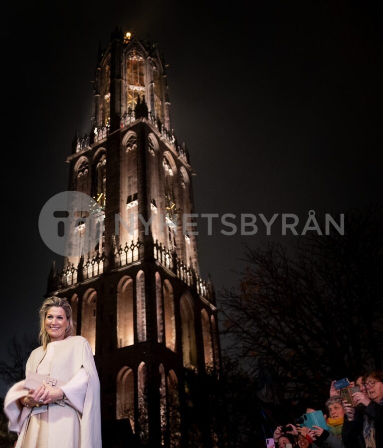 Queen Máxima inaugurated the new lighting of the Dom Tower in Utrecht ...