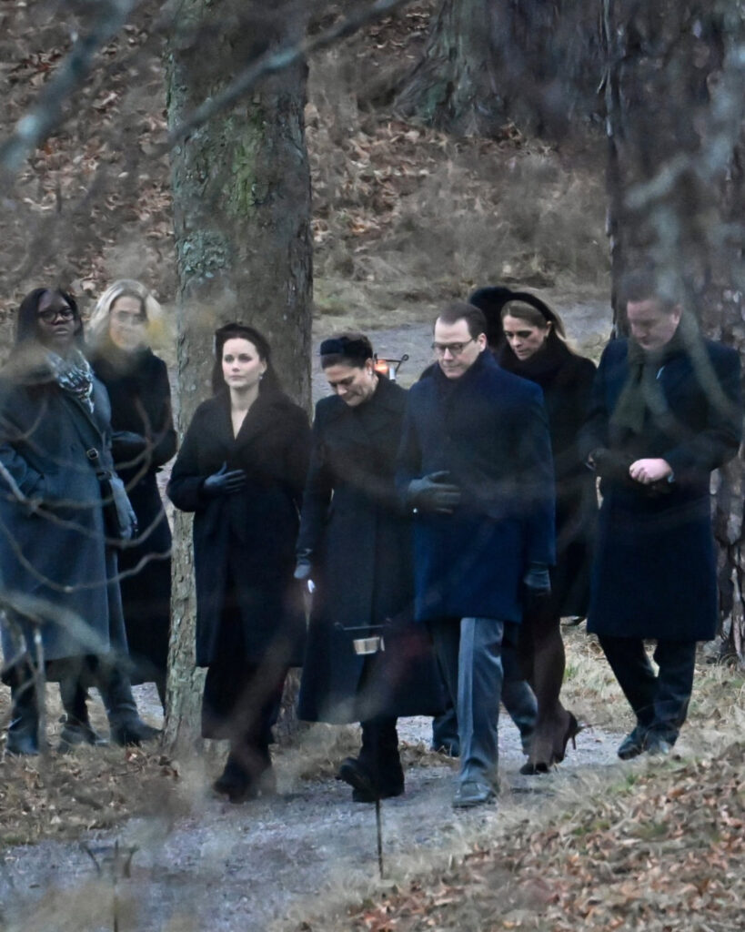 Yesterday | Swedish royal family attend The Funeral of Princess ...