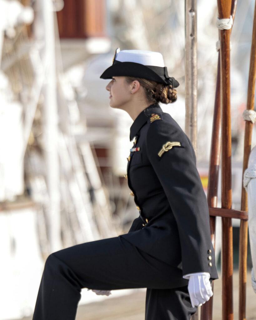 Spain’s Princess Leonor begins a six-month naval voyage for military ...