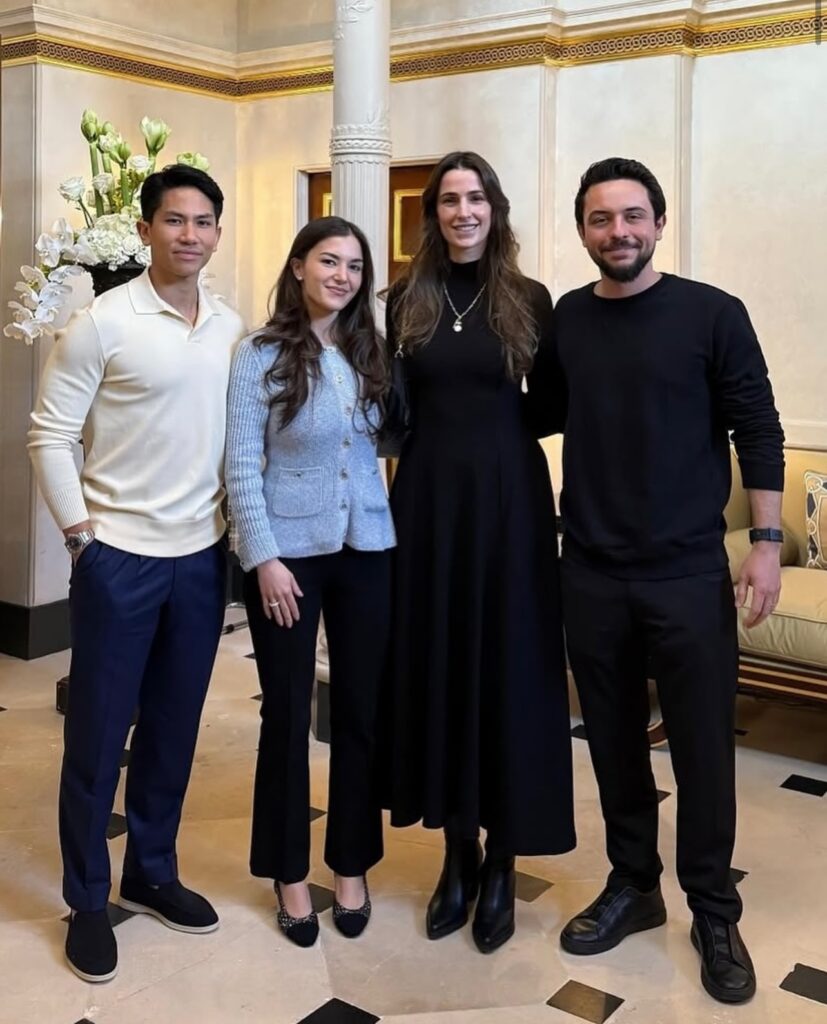 Princess Rajwa and Crown Prince Hussein met with Prince Abdul Mateen ...