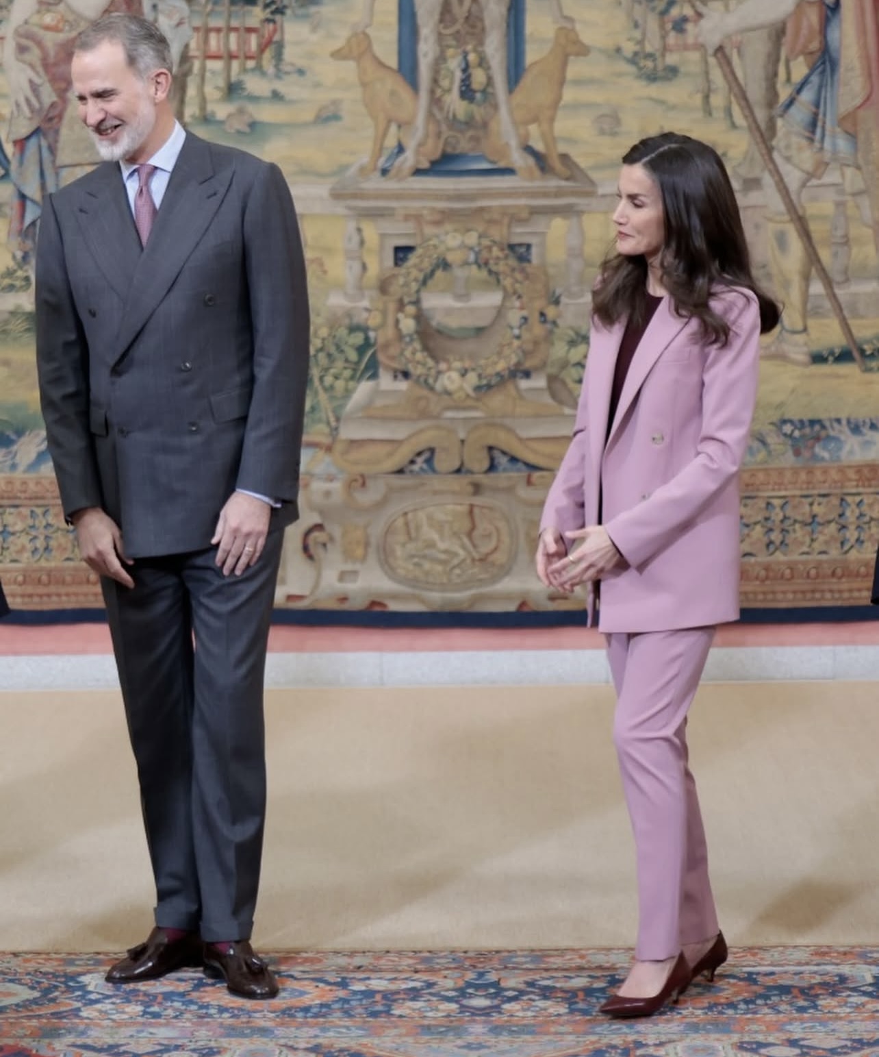 King Felipe and Queen Letizia preside over the annual meeting of the ...