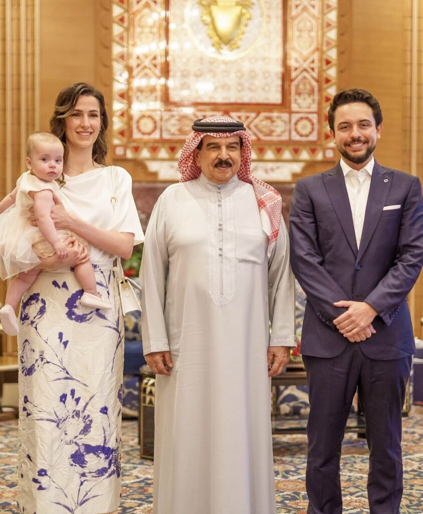 Crown Prince Al Hussein , Princess Rajwa and princess iman met with the ...