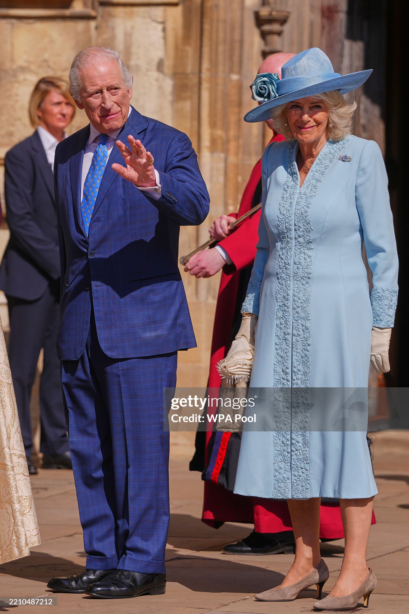 The british royal family attended the Easter Matins Service at St ...