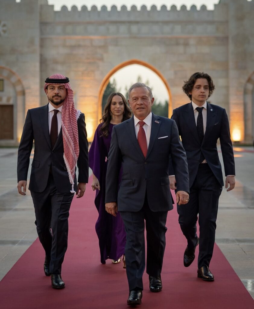 Jordan royal family attended the 79th Independence Day ceremony at Al ...