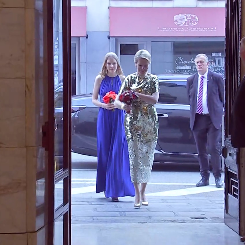 Queen Mathilde and Princess Eleonore at Final of the 21st Queen ...