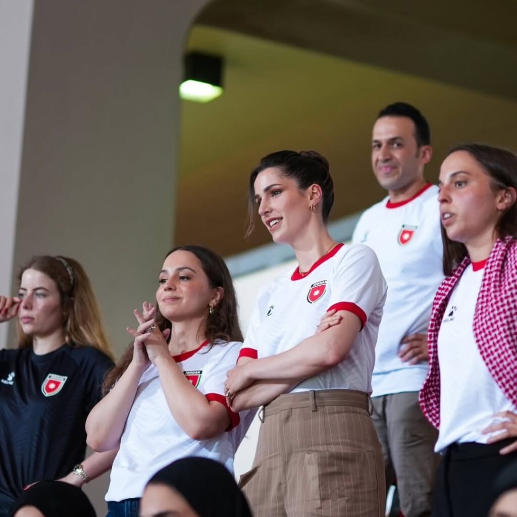 5 june ,Princess Rajwa : AFC World Cup Qualifiers – Jordan vs Oman ...