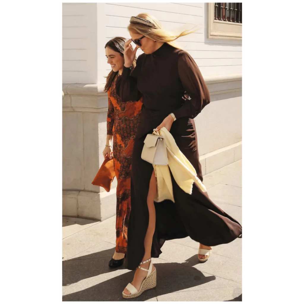 the Princess of Orange at the wedding of Mercedes Olazábal y Solís and ...