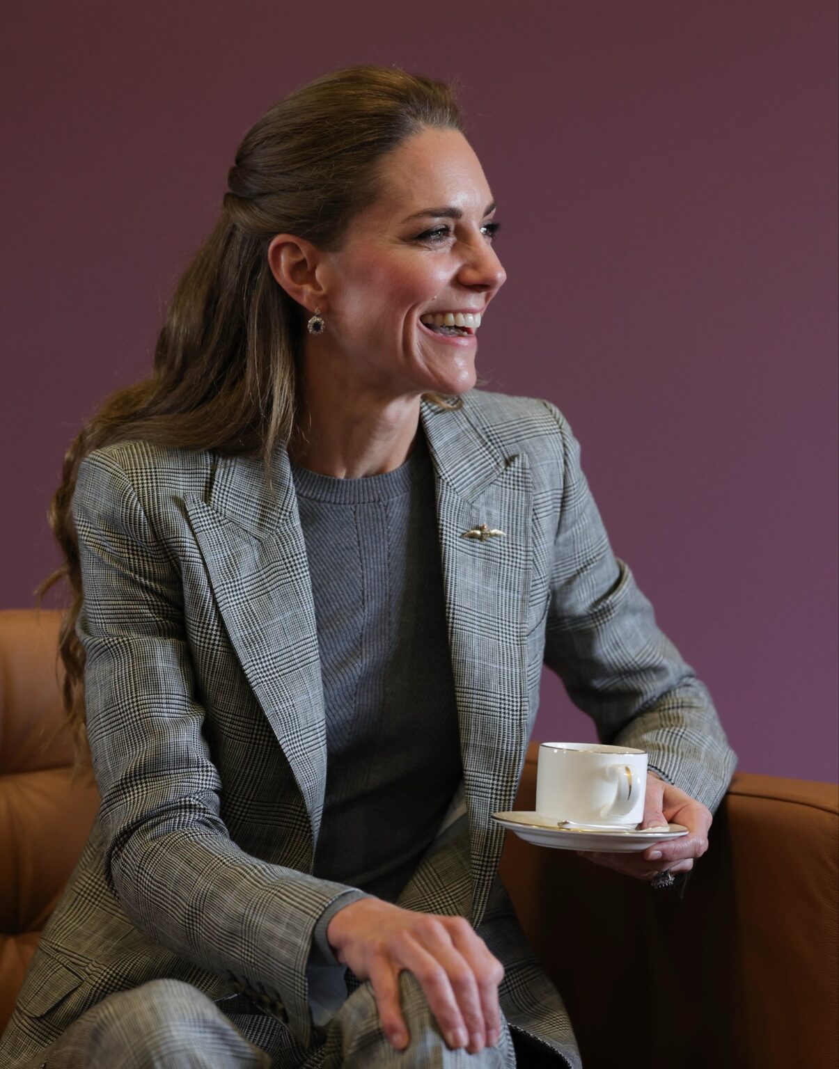 The Princess of Wales visited RAF Coningsby in Lincolnshire, England ...
