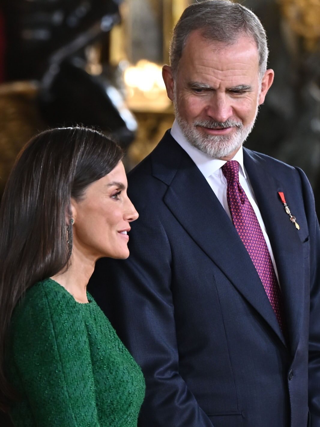King felipe , queen letizia with their daughters celebrates national ...