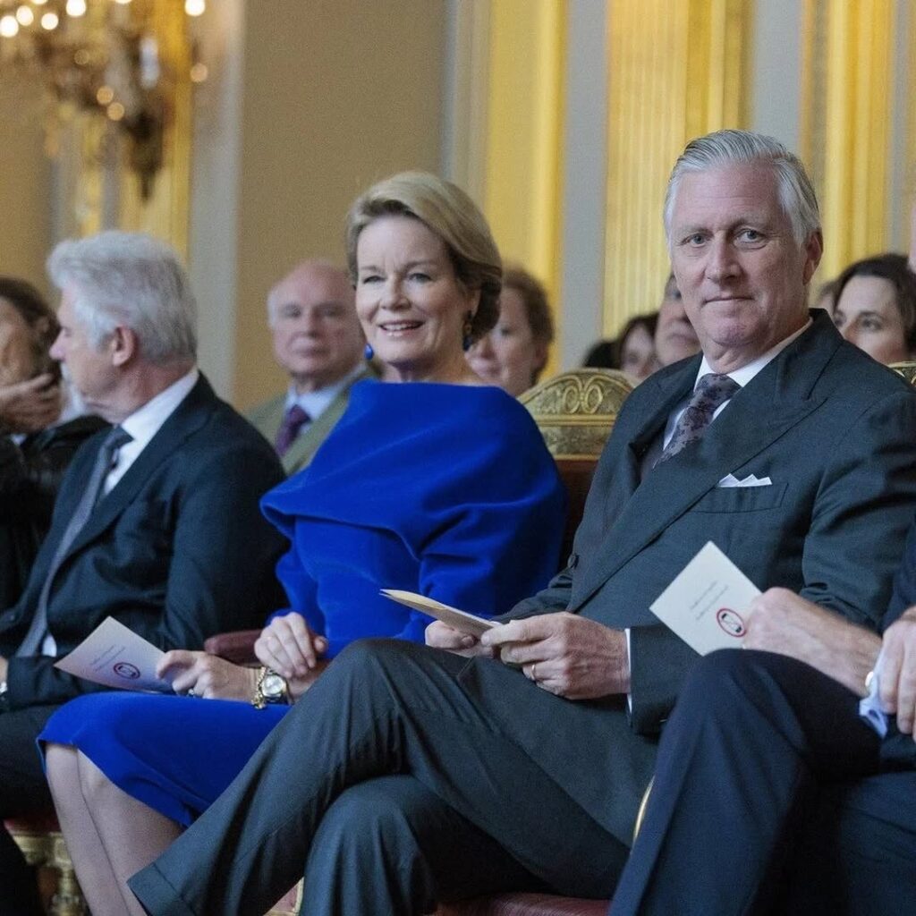 The king and Queen Mathilde hosted a reception at the Royal Palace – The Real My Royals