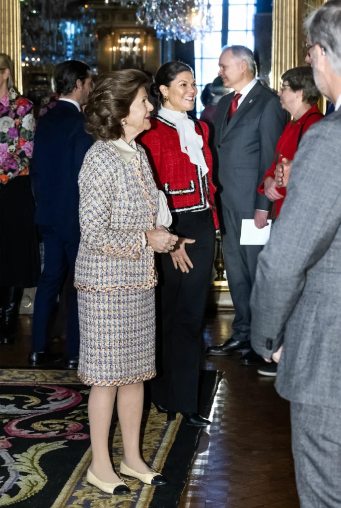 King Carl Gustaf, Queen Silvia, Crown Princess Victoria and Prince Carl ...