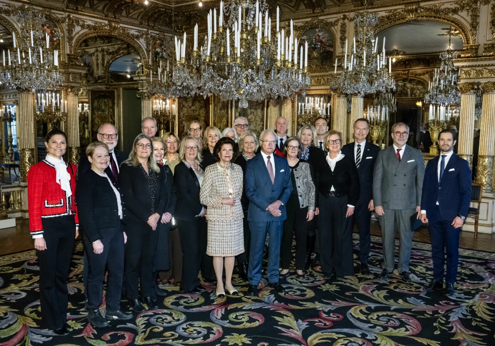 King Carl Gustaf, Queen Silvia, Crown Princess Victoria and Prince Carl ...