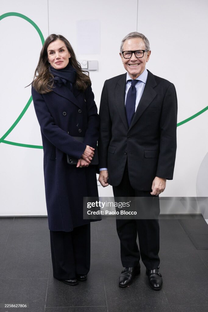Queen Letizia attended a meeting of the Spanish Association Against ...
